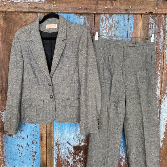 Pendleton | Jackets & Coats | Vintage Pendleton Wool 2 Piece Pant Suit ...